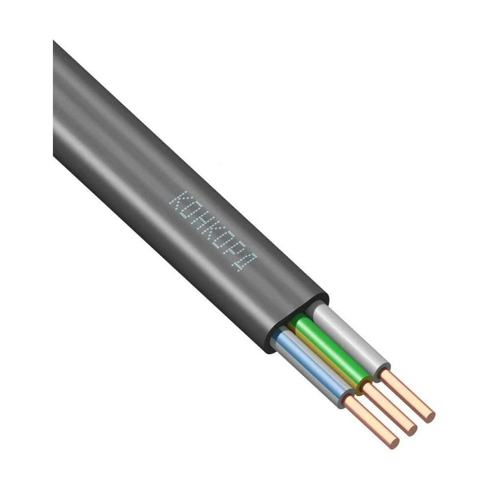 Кабель ООО Конкорд ВВГ-Пнг(А)-LS 3x1,5ок (N, PE) - 0,66 (100м) Бухта 100м 4662