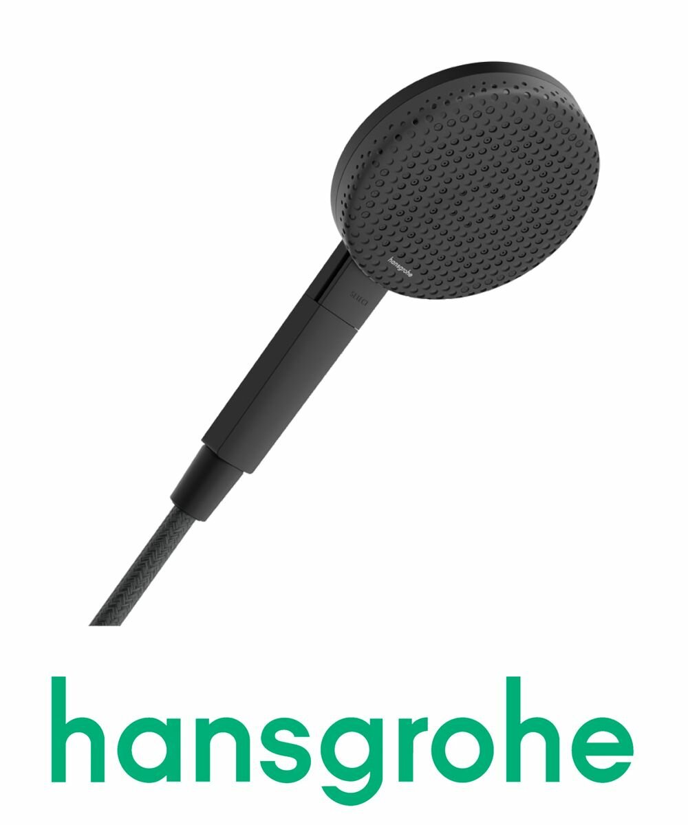 Лейка для душа hansgrohe Raindance Alive Select S шлифованный черный 24500340