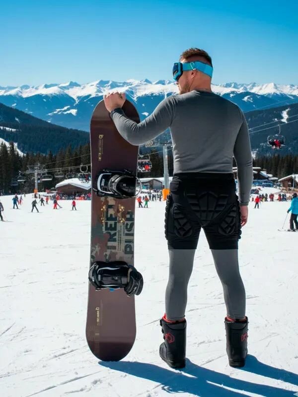 Защитные шорты для горных лыж и сноубордаЗащитные шорты для сноуборда, горных лыж, фигурного катания скейтборда и роликов