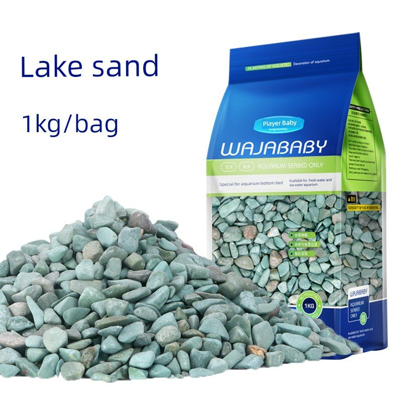 Натуральный кристаллический песок для дна аквариума, креативные белые камешки для аквариума с растениями, разноцветные