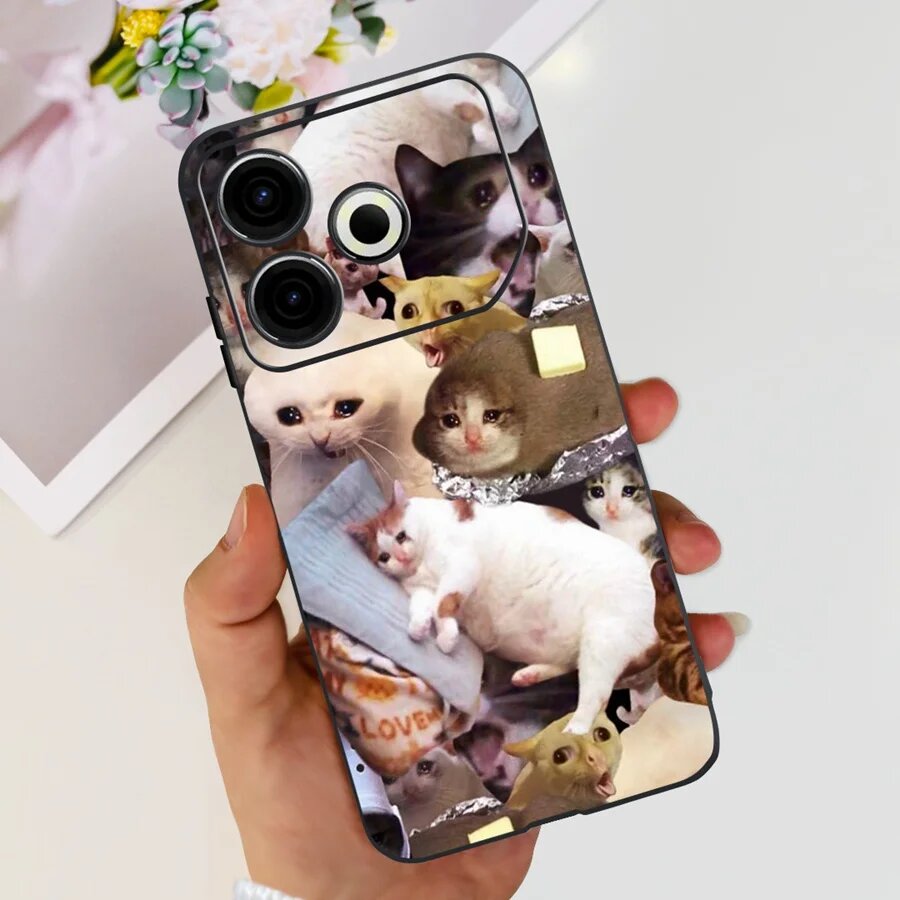 Чехол для Tecno Pova Neo 6 4G Funda Black Tower Astronaut, окрашенная задняя крышка, противоударный чехол для Tecno Pova neo6 4G, корпус-бампер