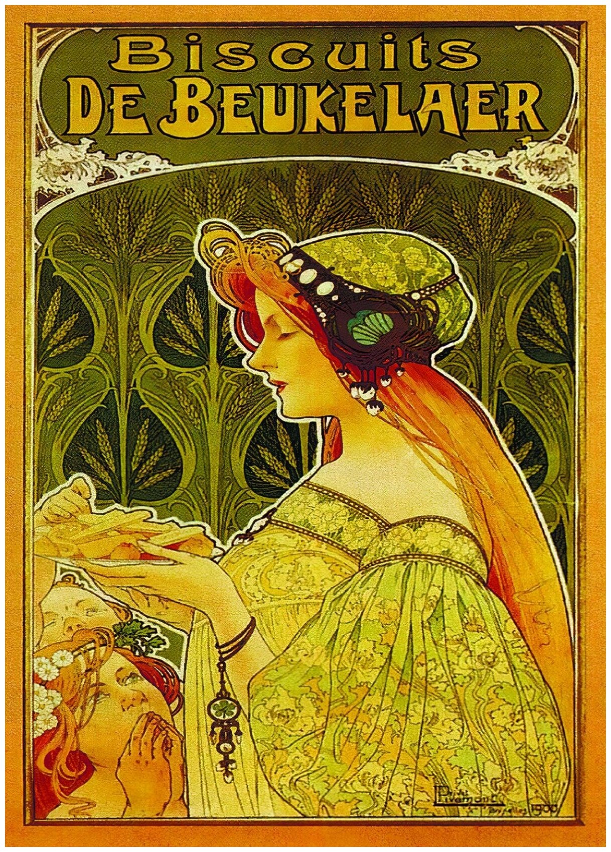 Постер / Плакат / Картина Реклама печенья 40х50 см в подарочном тубусе