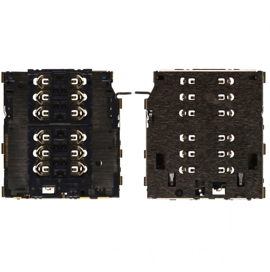 Коннектор SIM для Xiaomi Mi 6/Mix 2/A2/9/9 SE/Mix 2S/8/Note 3/10