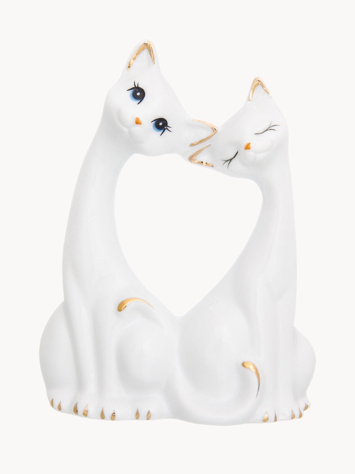 Фигурка декоративная Elan Gallery "Пара кошечек", 9х4,5х12,5 см, полирезин