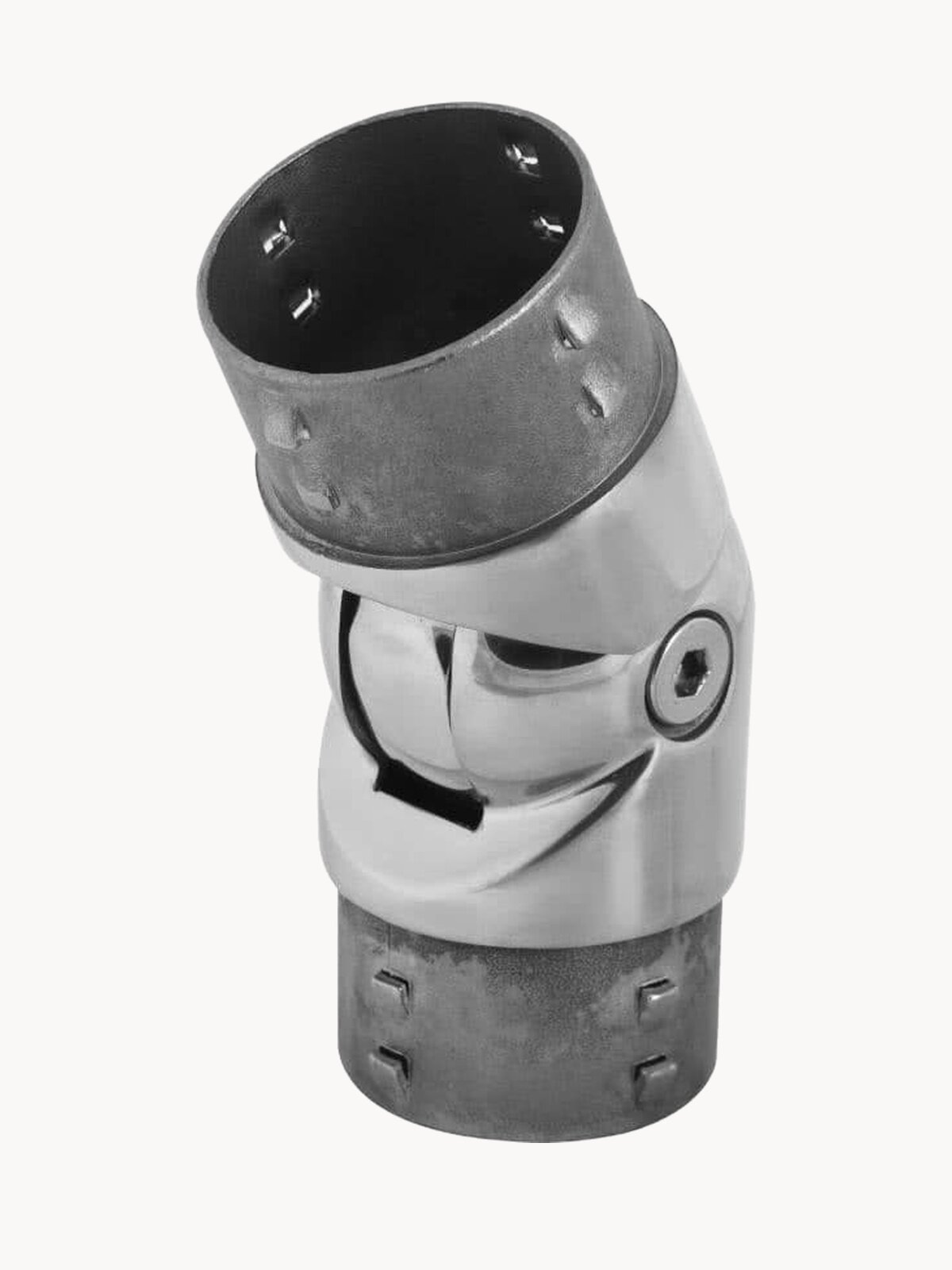 Соединитель внутренний регулируемый Дом перил для поручня из нержавеющей стали d 38 мм