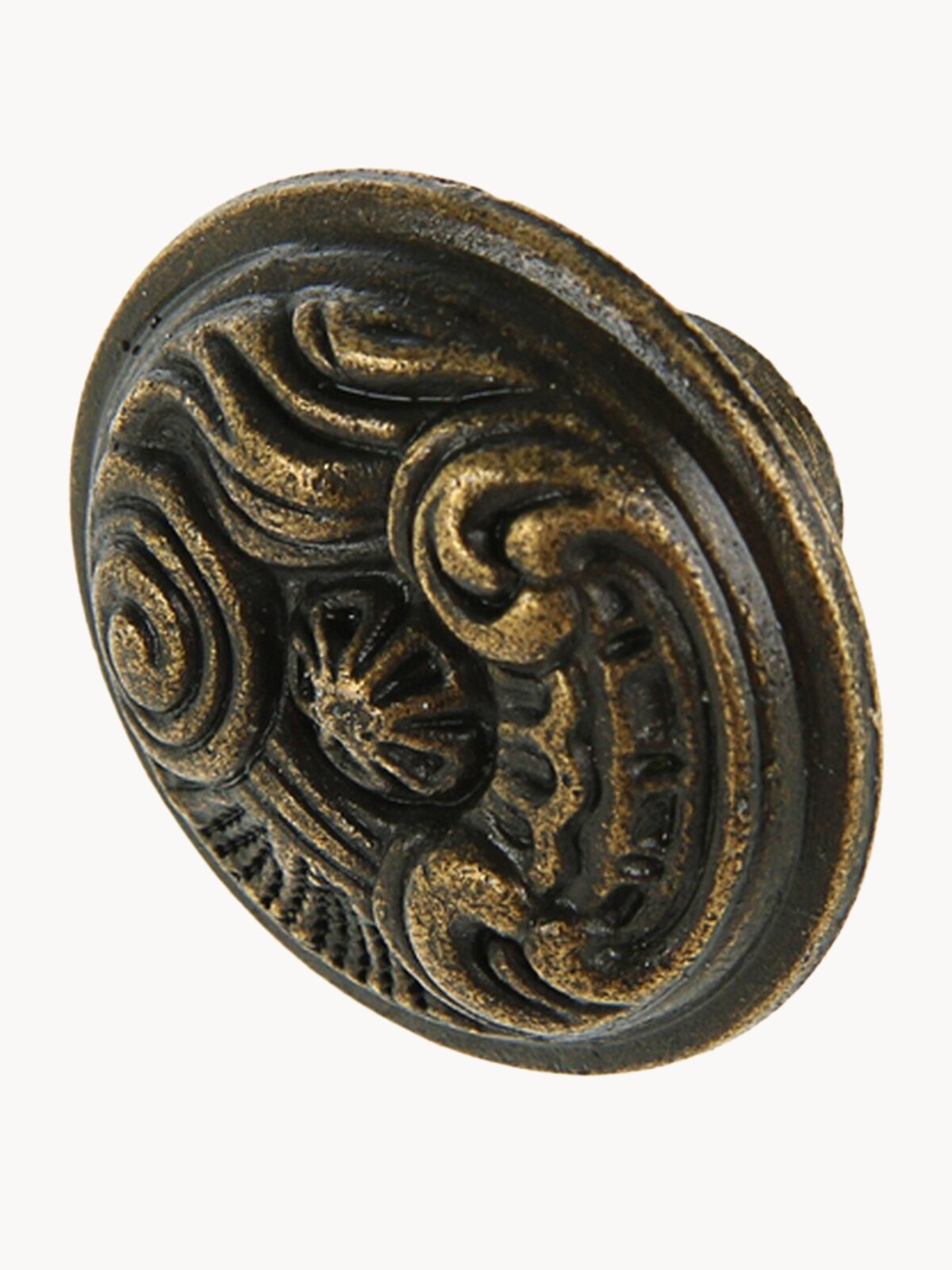 Мебельная ручка Тундра Vintage 007, металлическая, цвет бронза