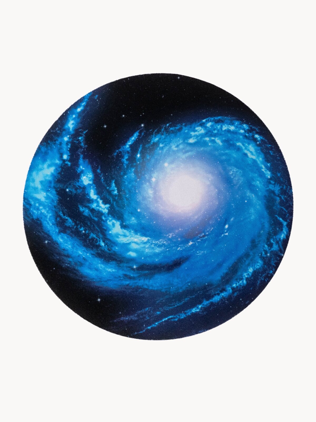 Коврик для компьютерной мыши "Млечный путь" 20 х 20 см, черный синий