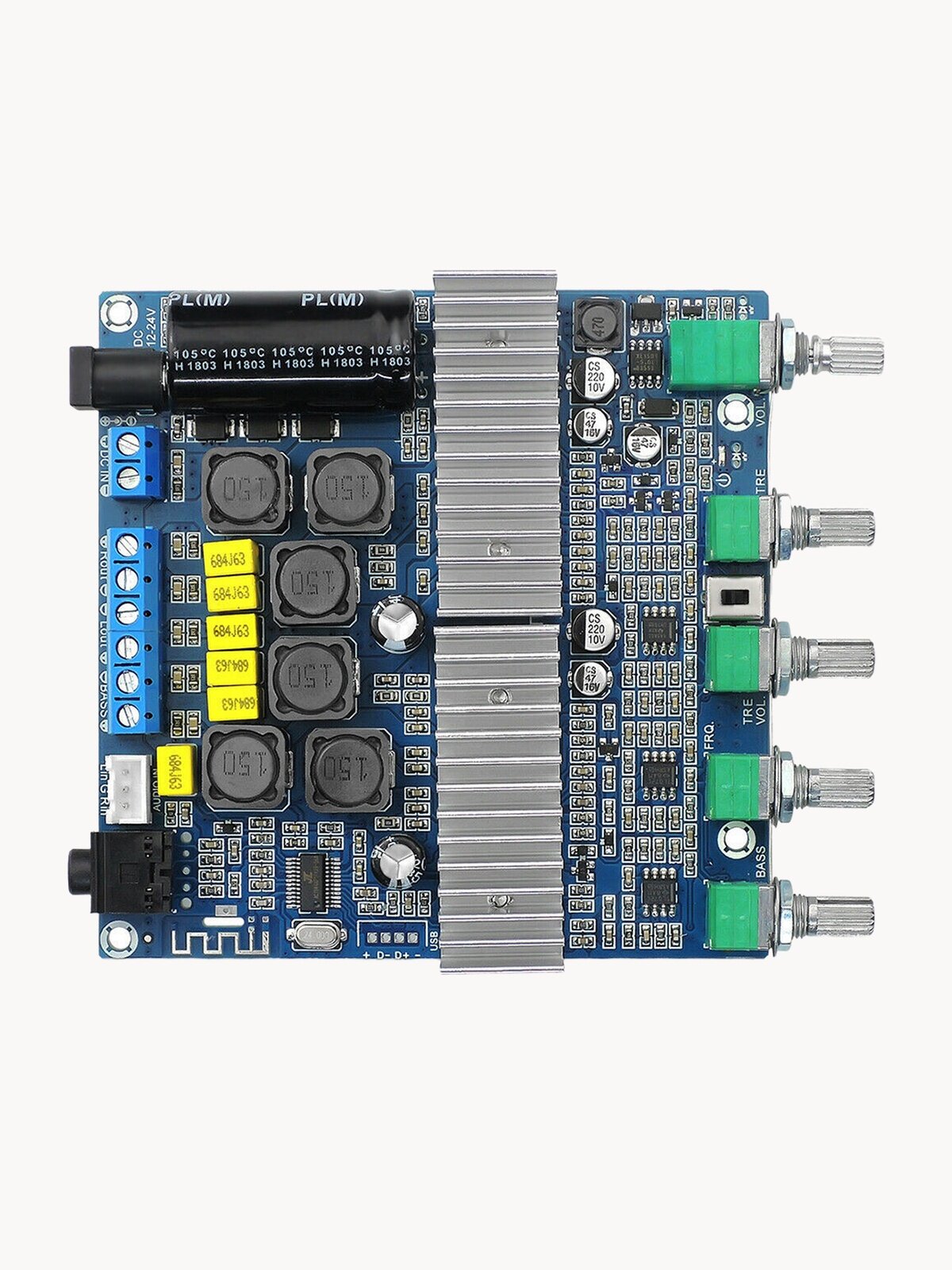 TPA3116 сабвуфер усилитель платы 2.1 канал высокой мощности Bluetooth 5.0 аудио усилитель