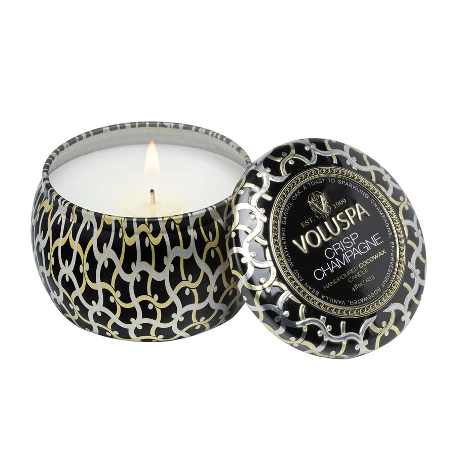 Ароматическая свеча Voluspa искрящееся шампанское (Crisp Champagne) 113 г