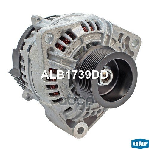 Генератор КАМАЗ-5490 MERCEDES Actros, Atego, Axor дв. OM457LA шкив 9 ручьев 28В 100А KRAUF Krauf арт. ALB1739DD