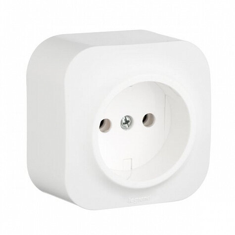 Розетка Legrand Quteo 782210,16А, белый 10 шт