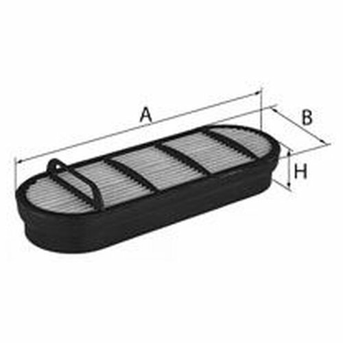 Фильтр воздушный MANN-FILTER CF 3240, 40 мм, 317 мм