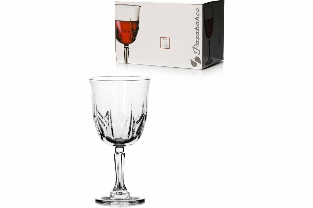 Pasabahce PSB Бокал д/вина 415 мл 6 шт. Карат (г. Бор) 440149