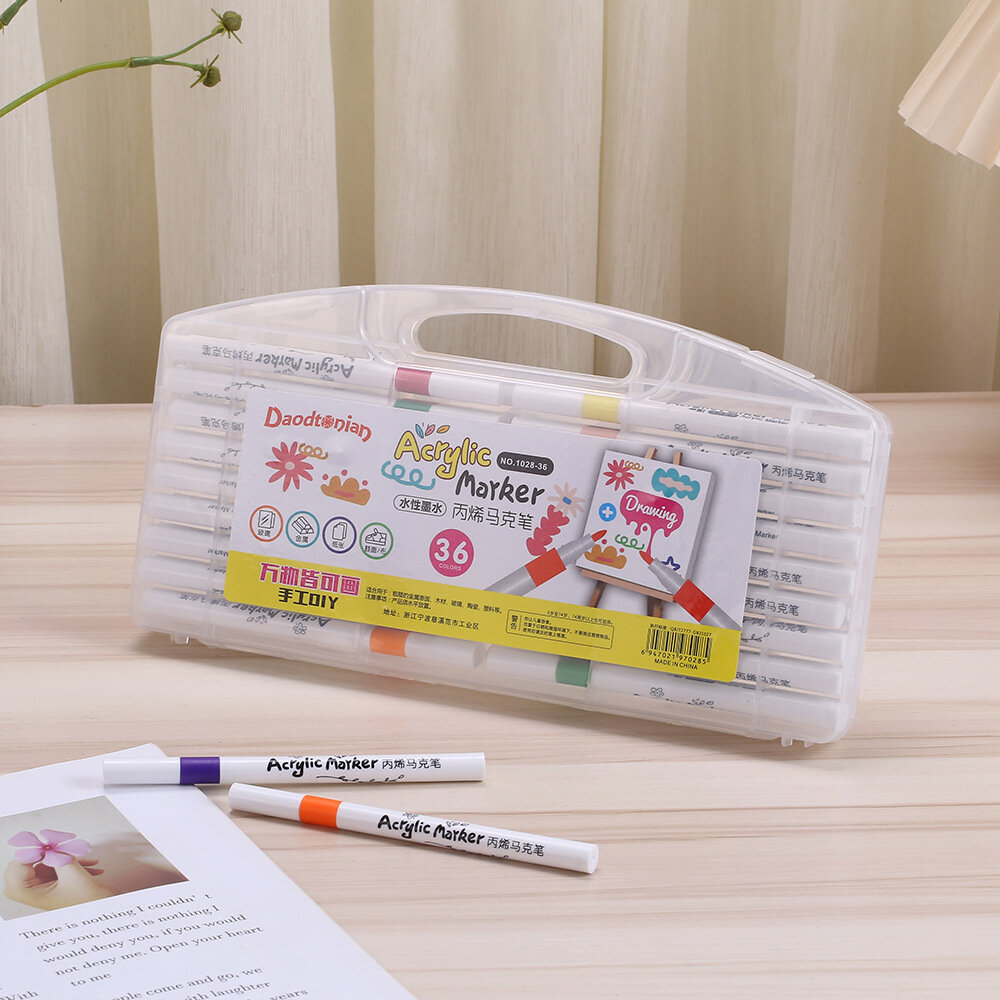 Маркер акриловый "Сделай сам", 36 цветов