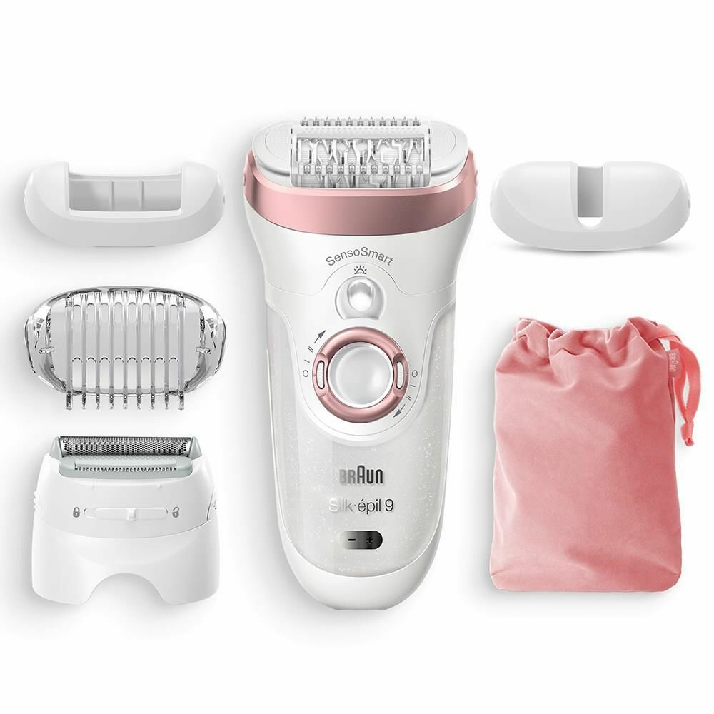 Эпилятор Braun Silk-epil 9 SensoSmart 9-725, белый