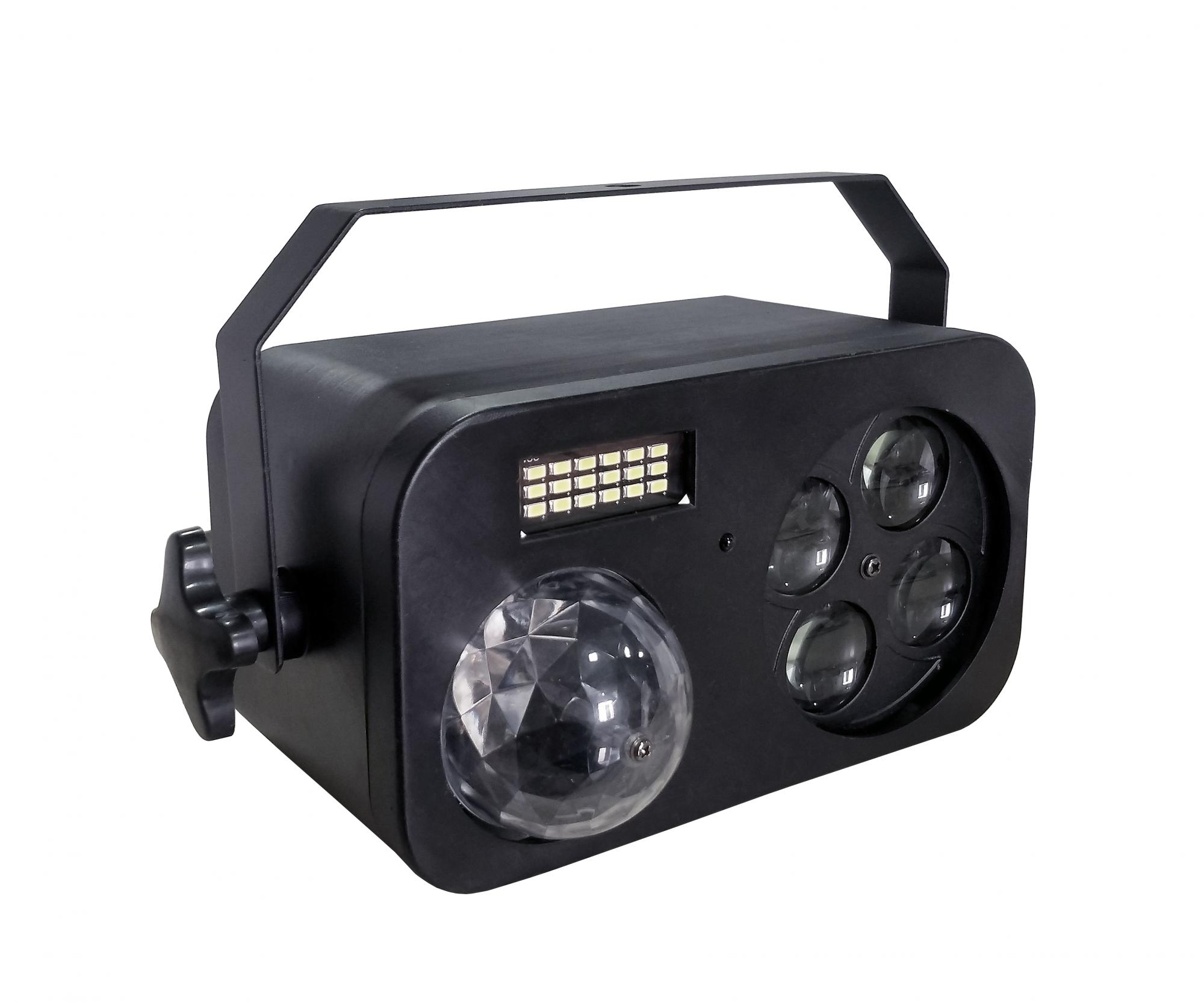Xline Light GOBO MINI Светодиодный прибор. 3 эффекта в 1 приборе: Gobo, Magic Ball и Strobe effect