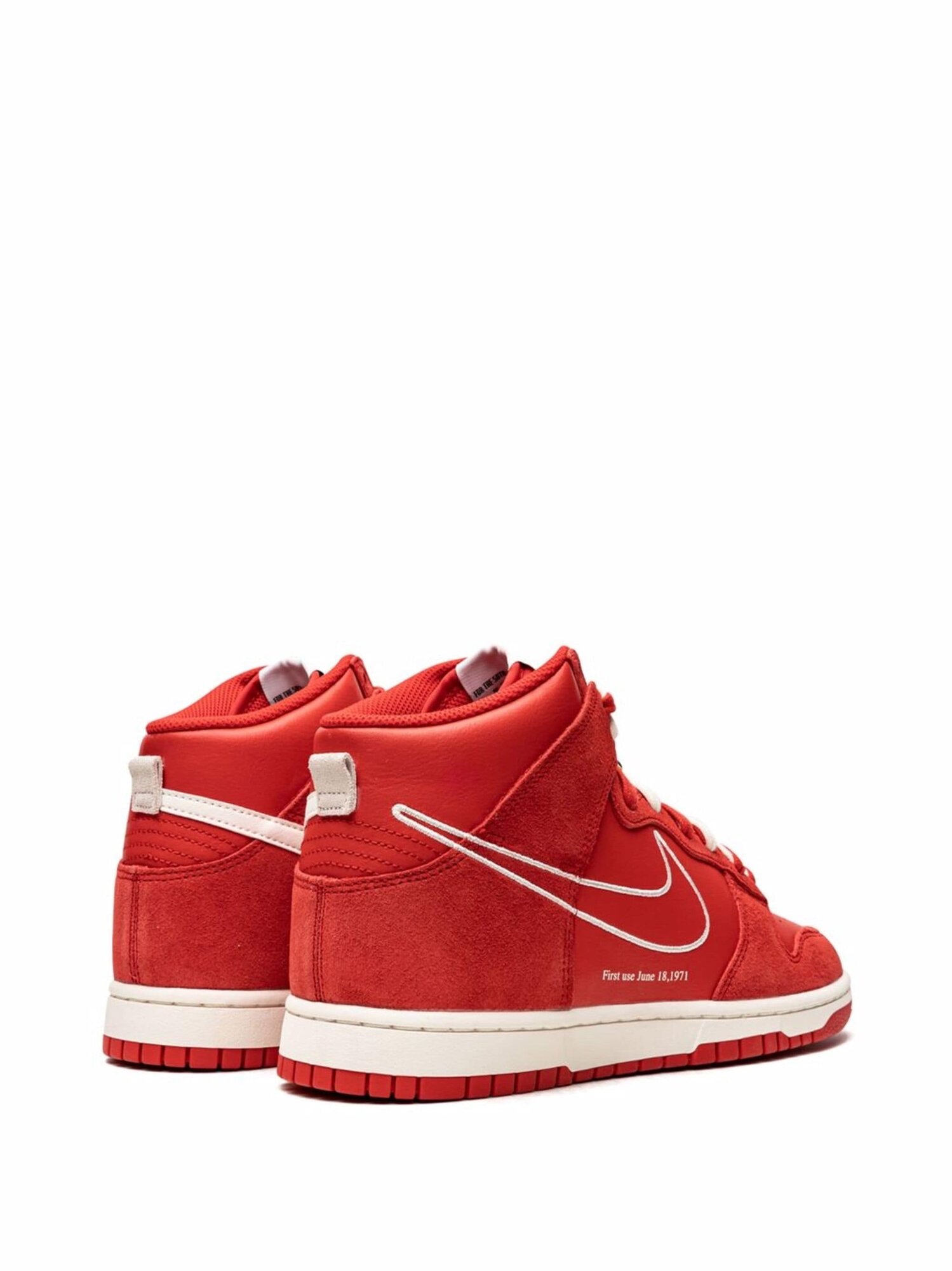Кроссовки NIKE Dunk High SE, размер 8.5 US, red — фото 1