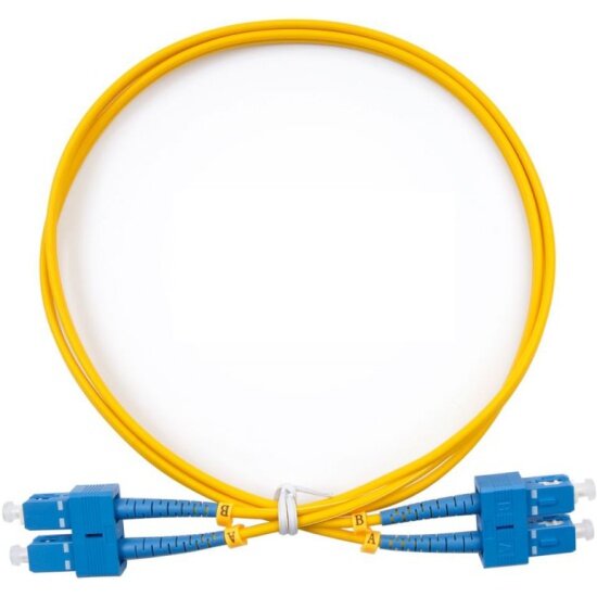 Патч-корд оптический Toplan , дуплексный, SC/UPC-SC/UPC, SM 9/125, 4 м, LSZH