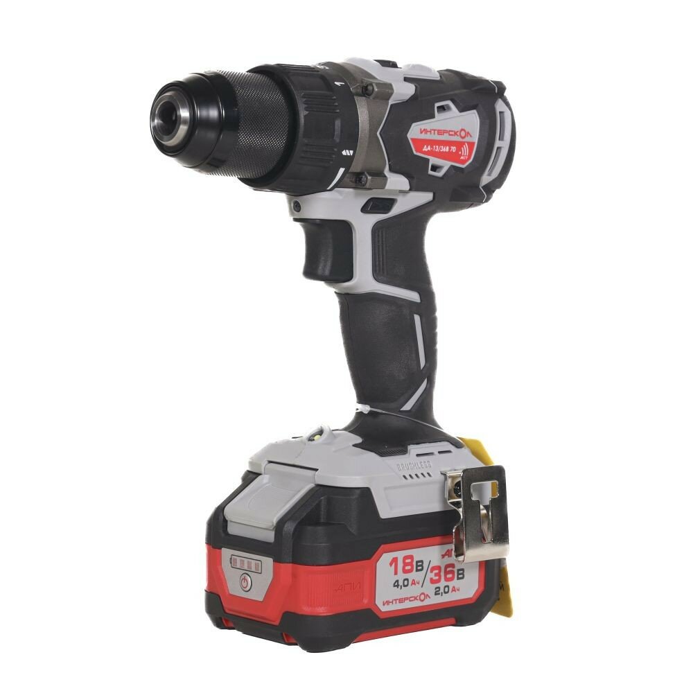 Интерскол ДА-13 36В 70 бесщеточная аккум. дрель-шуруп. Li-ion АПИ 814.2.2.70