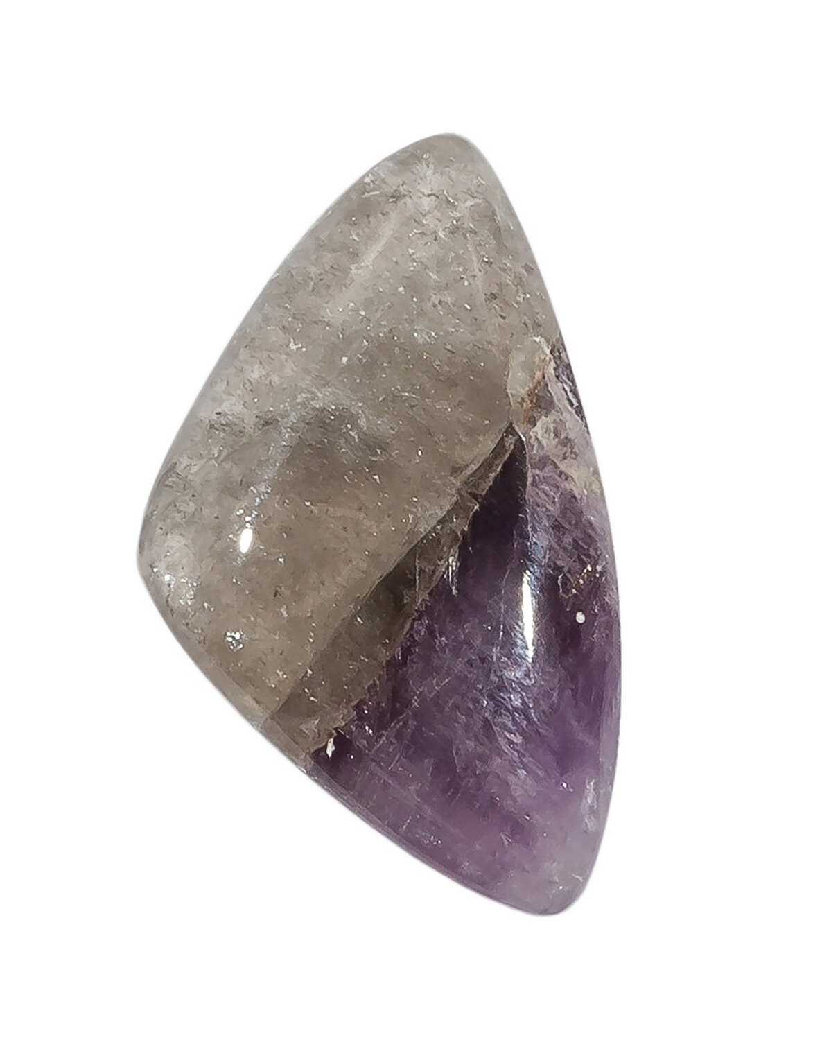 Кабошон из Аметиста, размер: 26х15х4 мм, месторождение: Урал.