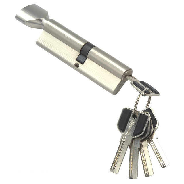 MSM цилиндр ключевой 110 мм 50+60 матовый никель вертушка для замков и оборудования