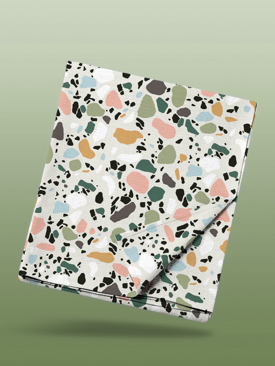 Простыня Василиса Евро 216х240 см, Поплин, хлопок 100%, Этерно