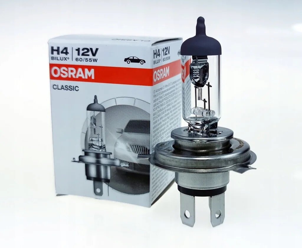 Лампа H4 12V 60/55W CLASSIC OSRAM 64193CLC