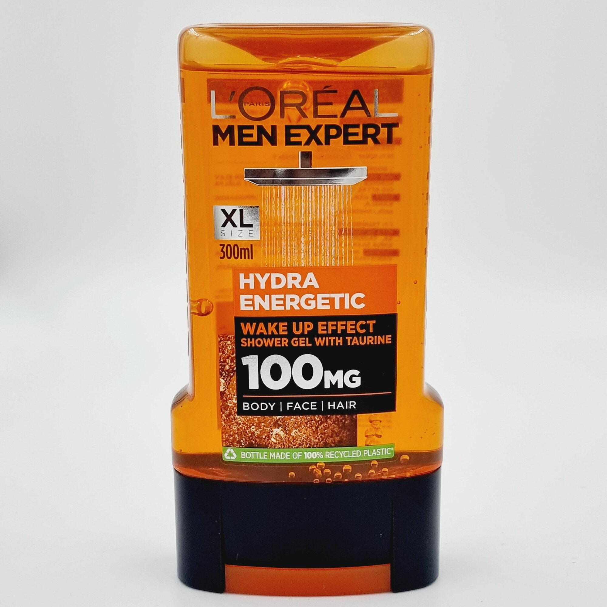 Гель для душа мужской с таурином, L'Oreal Paris Men Expert Hydra Energetic, 300 мл (Франция)