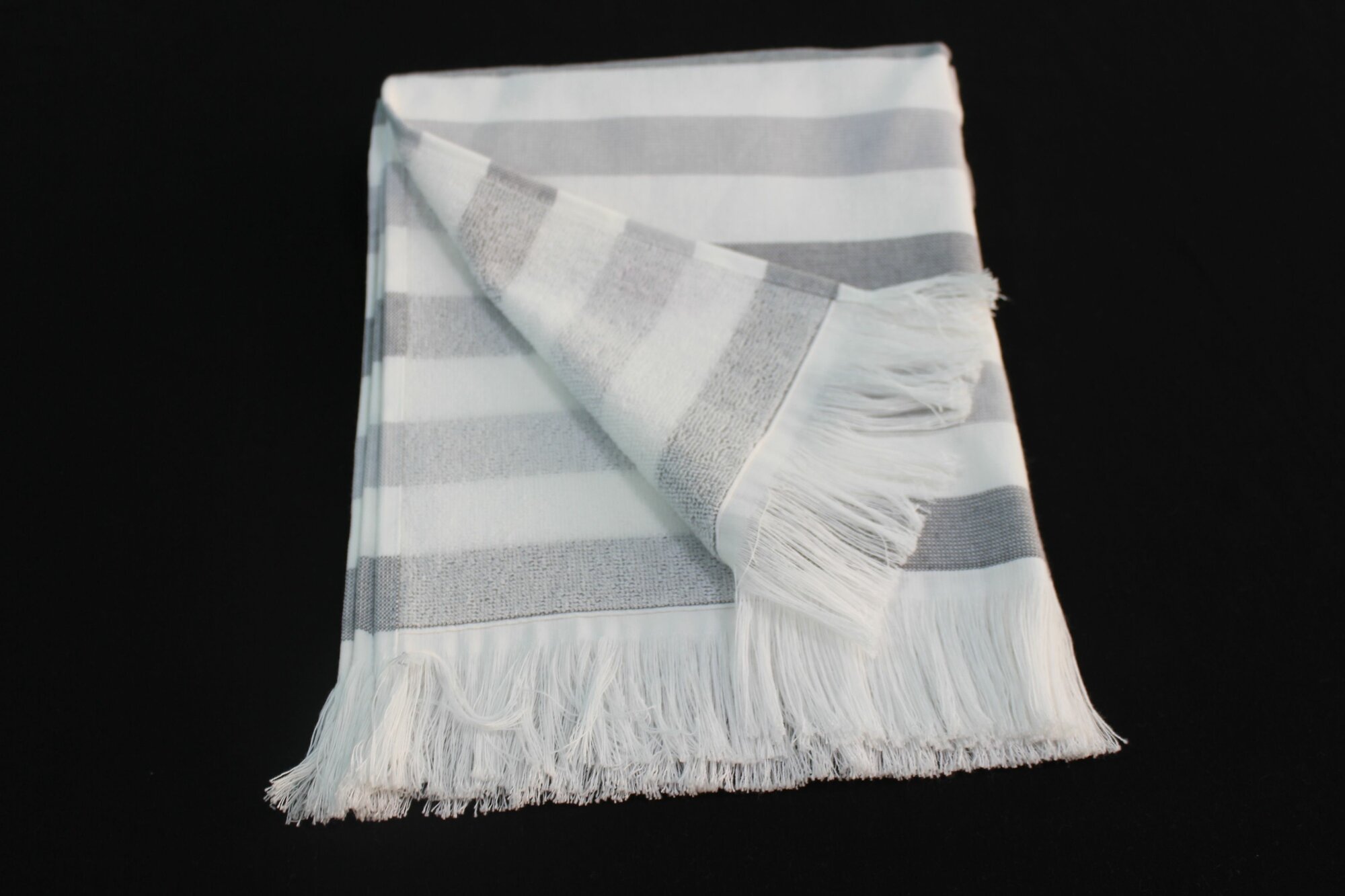 Полотенце HOBBY HOME, Stripe, 50х90 см , серый, хлопок 100%, Турция