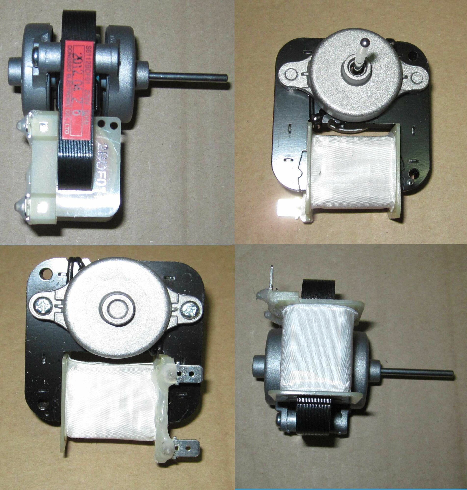 Мотор (двигатель) вентилятора S6112BDF01 220V 2500RPM для холодильника DAEWOO (3015916270 / 3015916410 / 4144774)