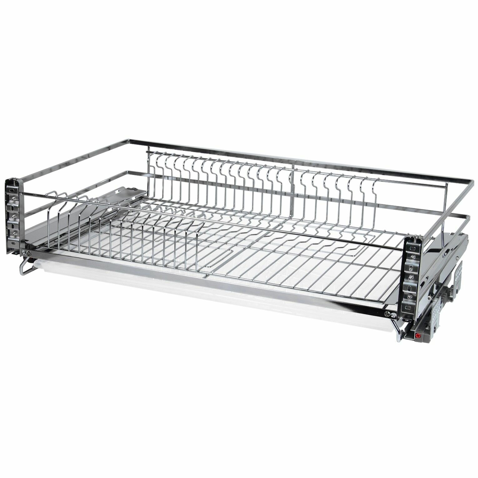 Выдвижная корзина-сушка Boyard MIRA PUSH KRS06/1/4/800 Хром, в базу 80 см.