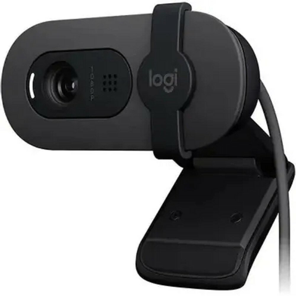 Logitech Камера Web HD Webcam Brio 100 Full графитовый 2Mpix 1920x1080 USB Type - C с микрофоном 960 - 001587