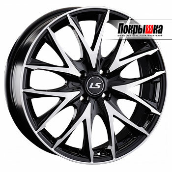 Диски литые LS Wheels LS-916 6.5х17/4х100 D60.1 ET41.0, BKF