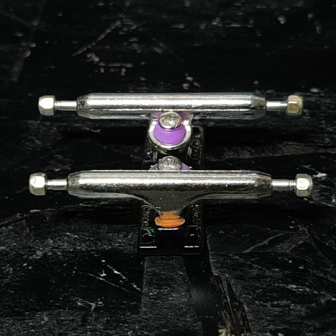 Подвески для фингерборда MSS Pro 2.0 inverted 32 мм silver/black