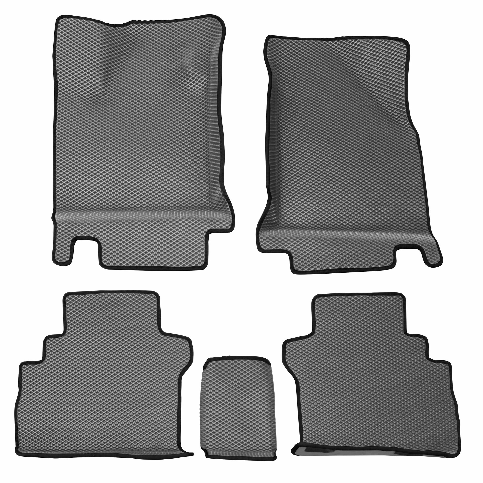 Автомобильные коврики ЭВА (EVA) для Moskvich 3e / Москвич 3е с 3D бортами 2022 - н. в.