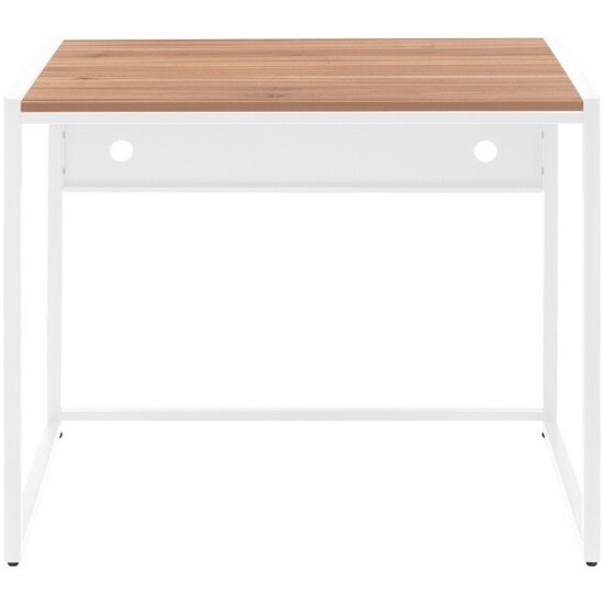 Стол письменный модульный Greenween Rimini, белый, ЛДСП Орех, 90*65*75