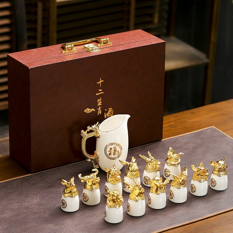 Керамическ Набор бокалов для вина Национальное достояние китая Самые лучшие.