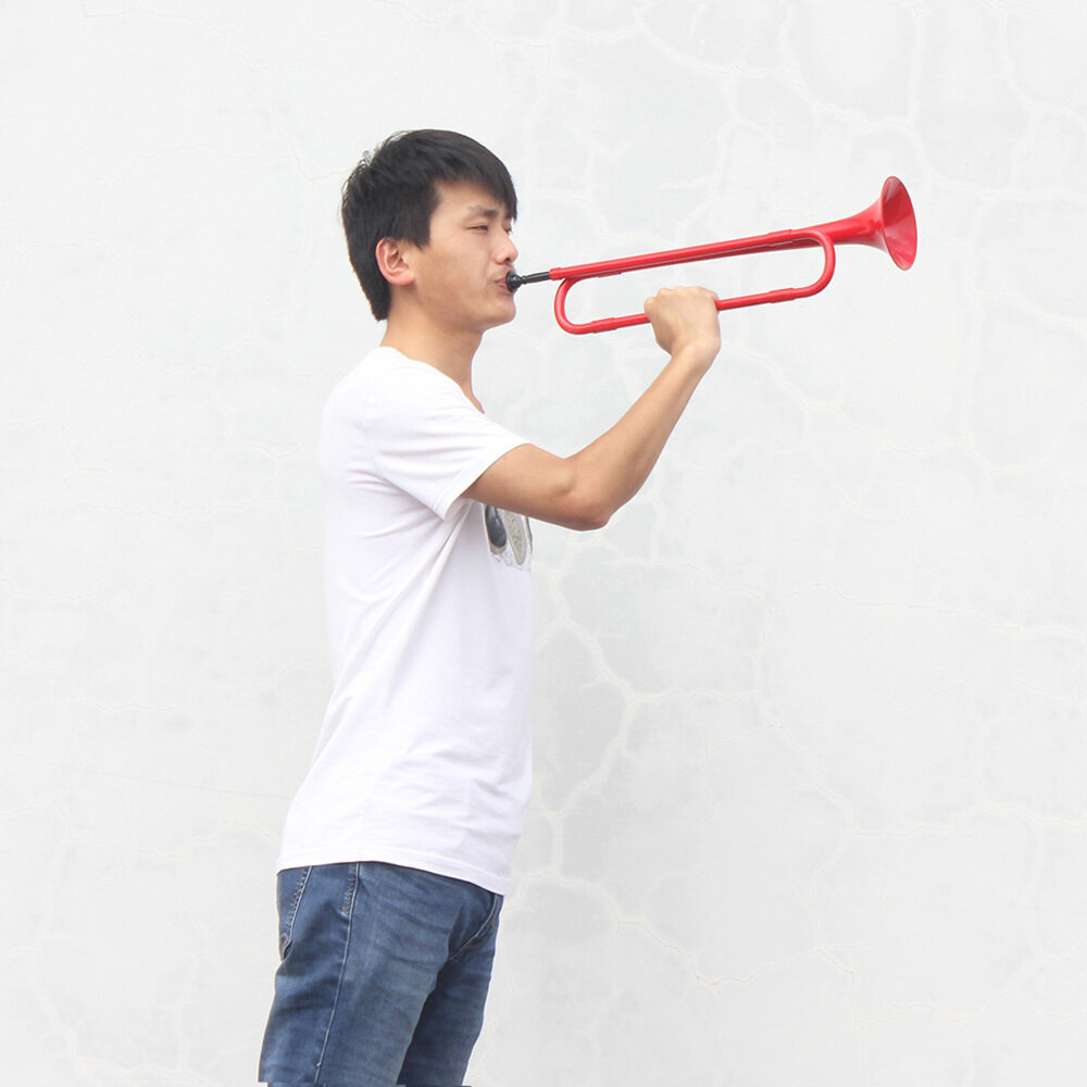 B Flat Bugle Cavalry Труба из экологически чистого пластика с мундштуком для школьника, Top Sport