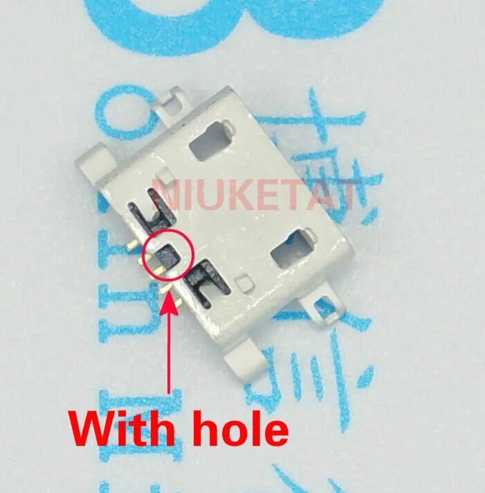 NIUKETAT Micro USB 5pin 0.8mm разъемы 100 шт.