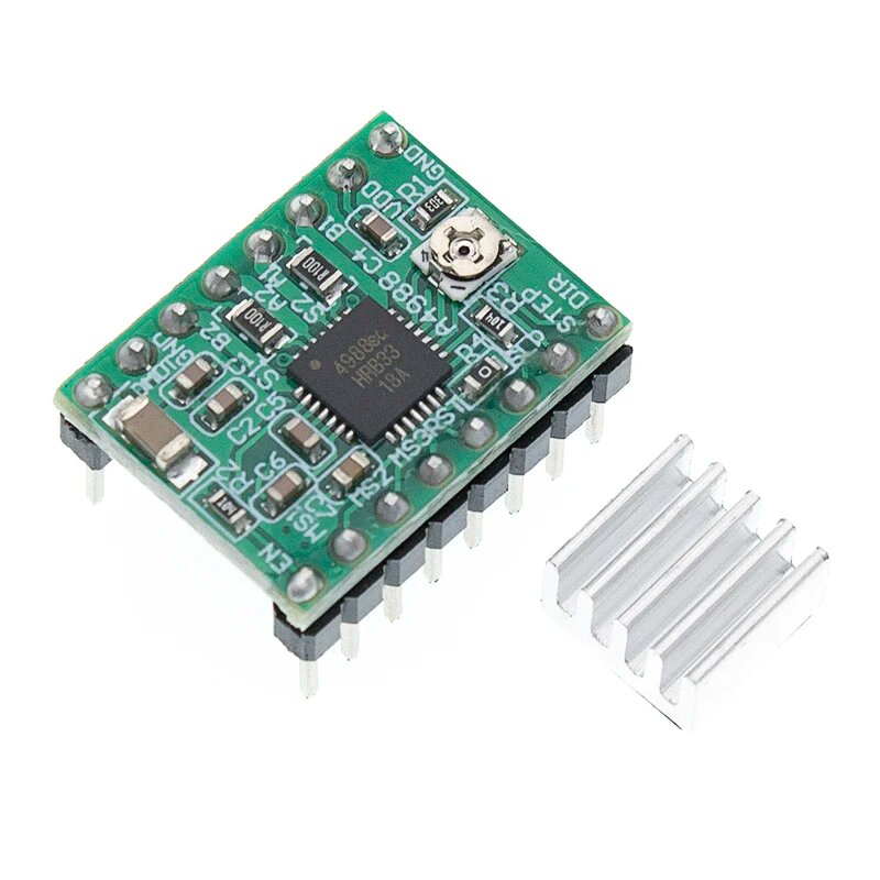 StepStick A4988 DRV8825, зеленый