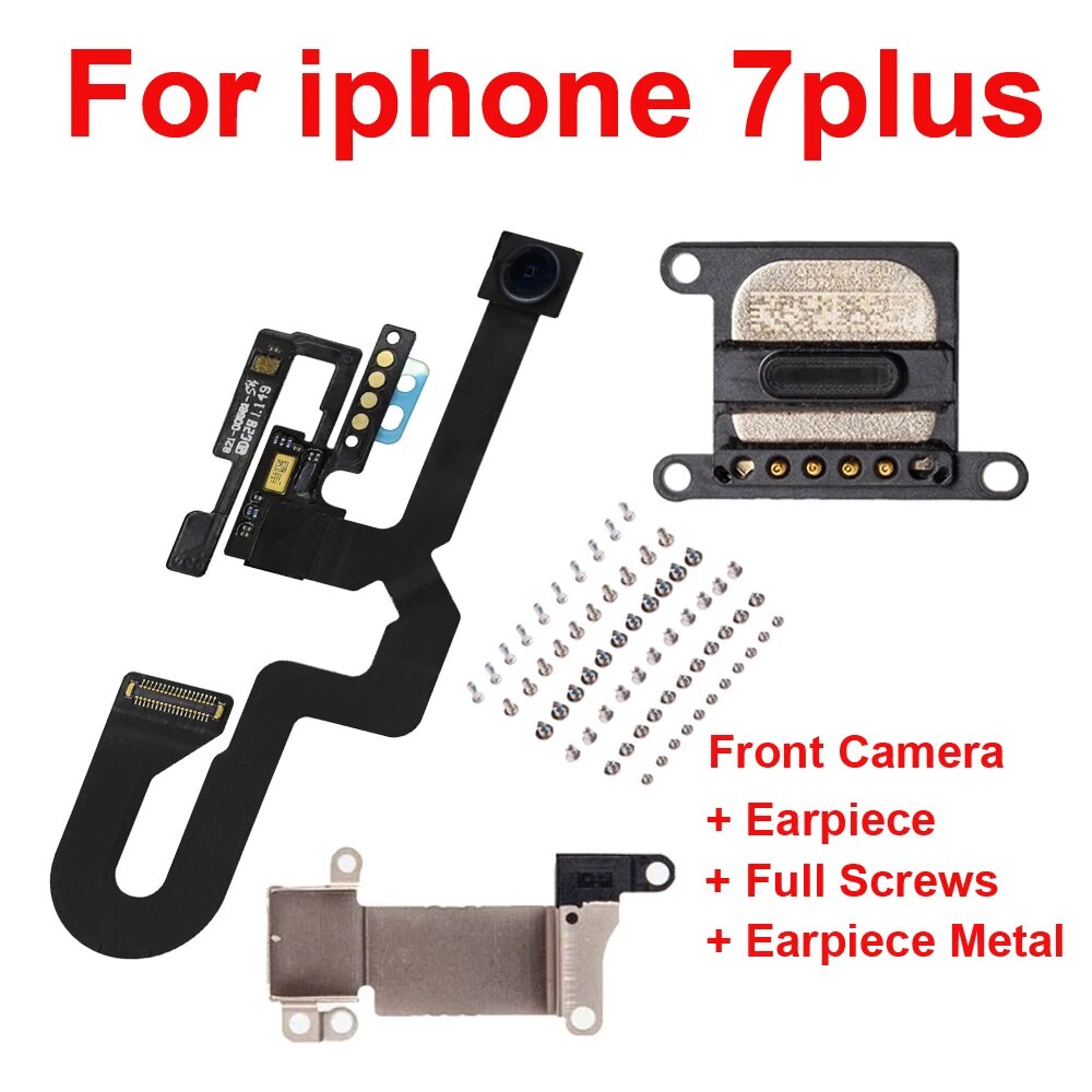 1 комплект полного винта + динамик + металл + передняя камера, правый датчик For iphone 7plus