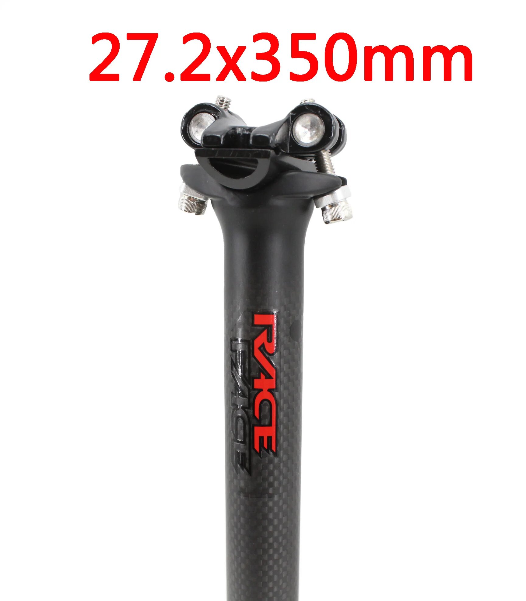 Седельный штырь карбоновый RACE 27.2x350mm, черный