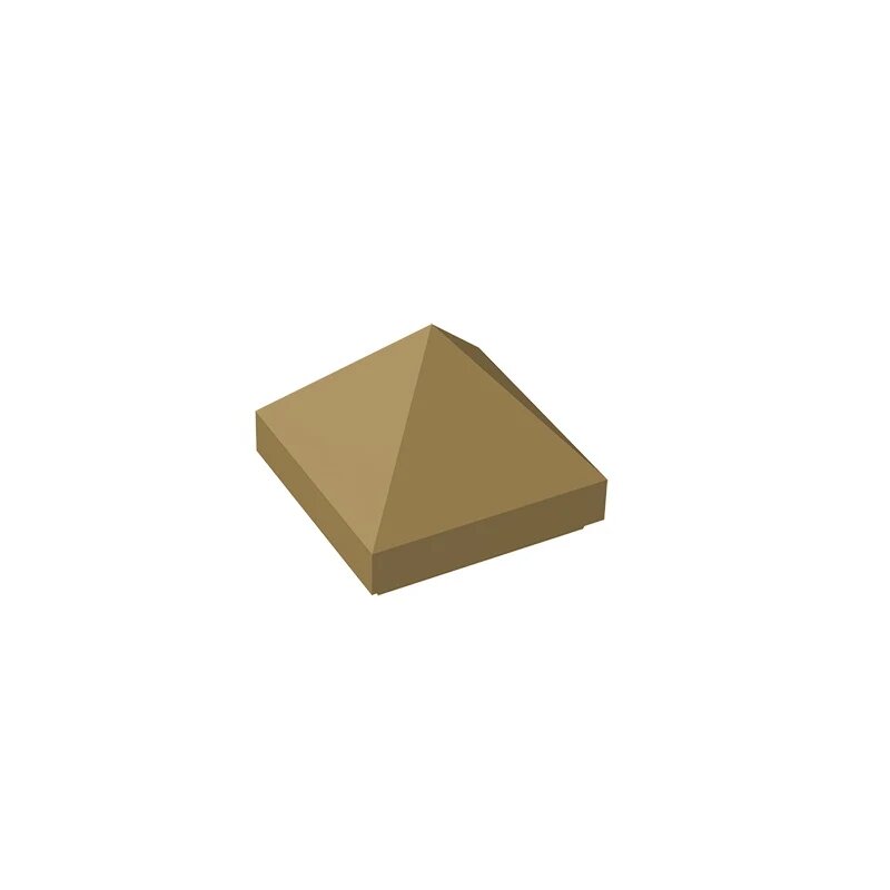 Бежевая пирамида GOBRICKS GDS-837, Цвет: 034