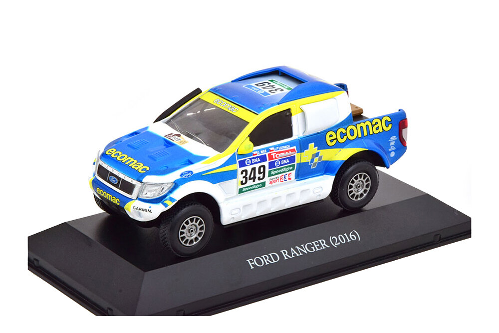 Модель коллекционная ALTAYA Ford ranger #349 rally dakar daniel mas valdes chile белый с синим и желтым dakar 2016