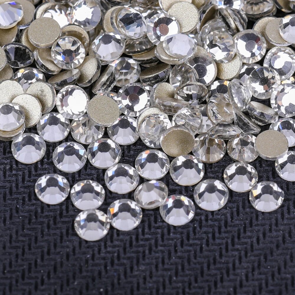 Стразы VC Crystal AB 1440 шт. SS34---288pcs, Gold Crystal