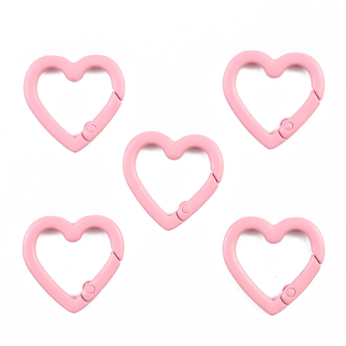 Застежки-карабины сердце JHNBY Розовый, 10pcs lot, Розовый