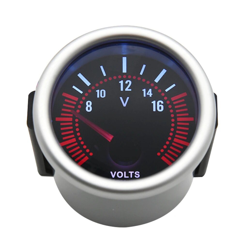 52 Мм Датчик Турбонаддува С Датчиком Температуры Воды И Масла, 1/8NPT, Вольтметр, Тахометр voltmeter