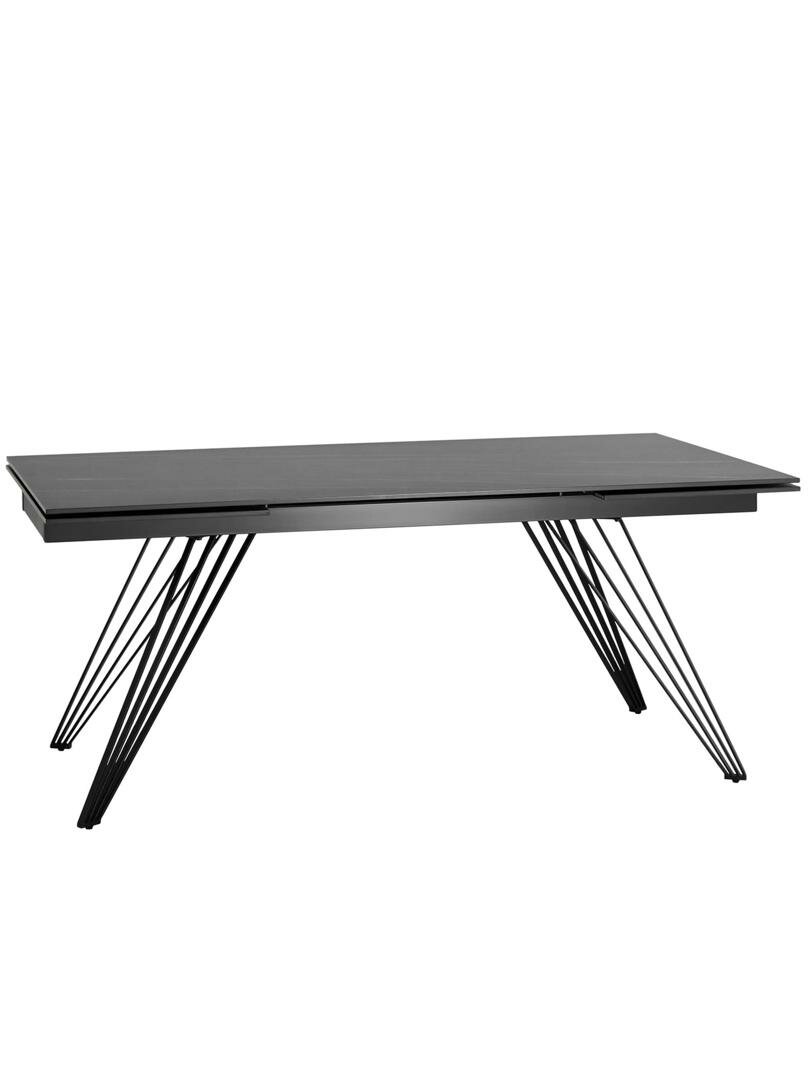 Stool Group Обеденный стол Пандора, раскладной, 180-280*90, темная керамика, 76*180-280*90 см, арт. УТ000034892
