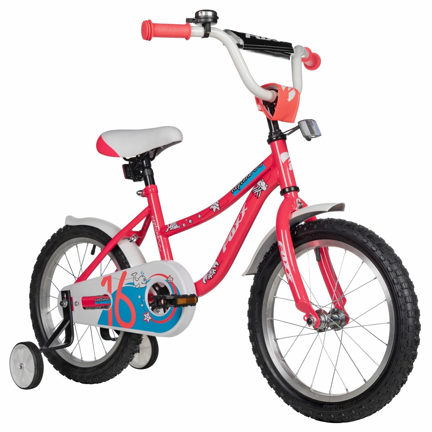 Велосипед FOXX 16", NEPTUNE розовый,163NEPTUNE. PN5
