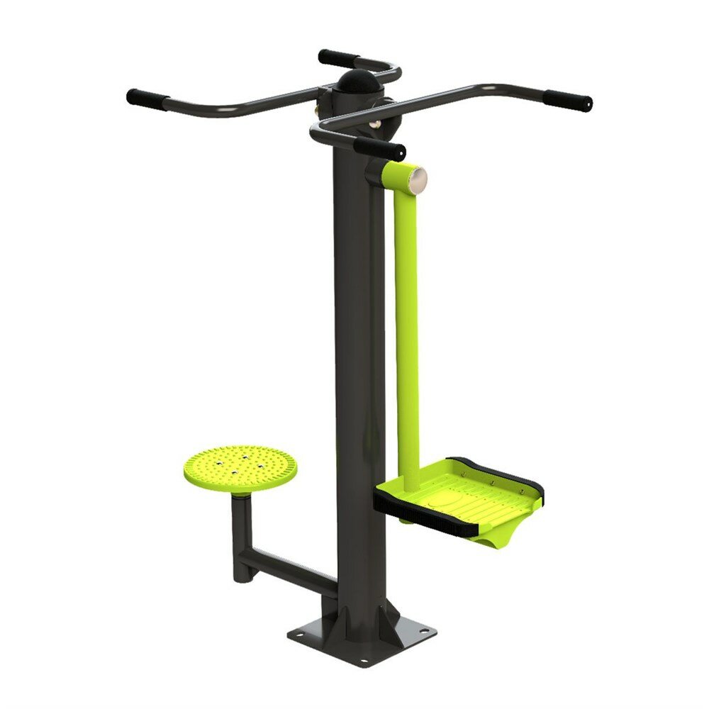 ZAVODSPORTA Smart-1031 Уличный тренажер Маятник-твистер ZAVODSPORTA pantone 382C (другие цвета опционально)